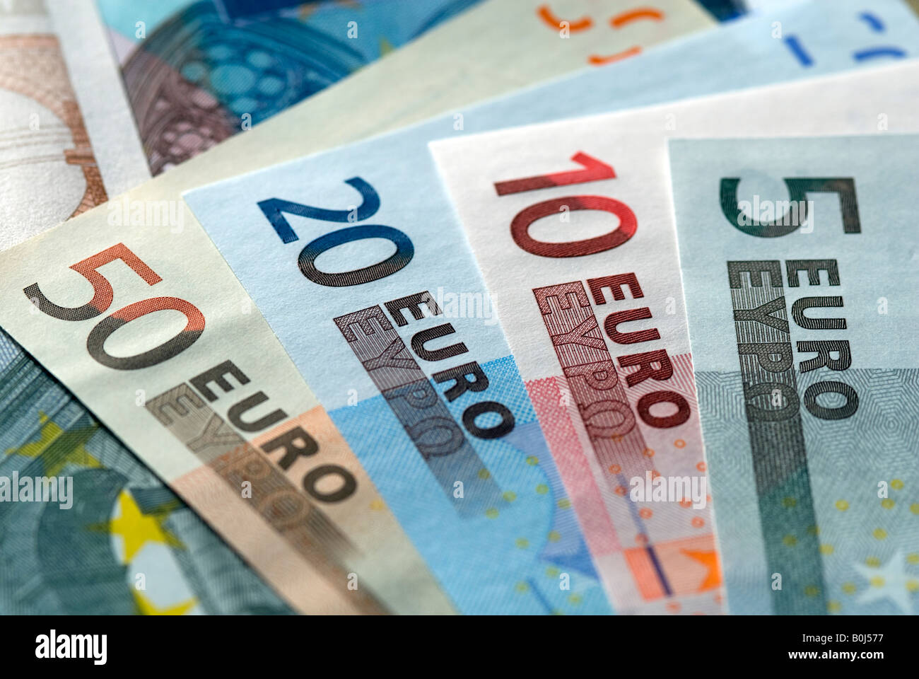 selection of euro banknotes Stock Photo - Alamy