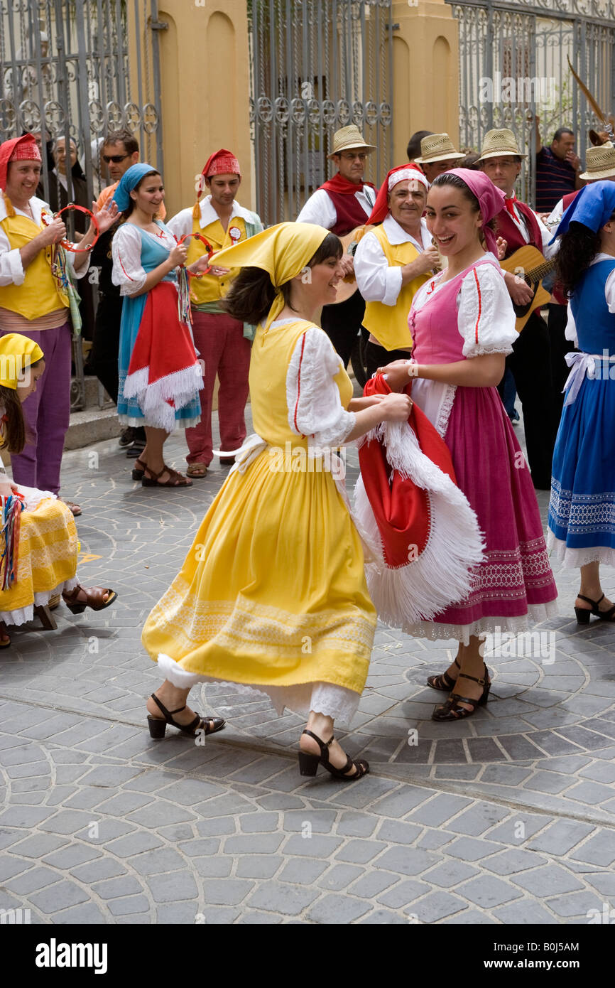 Traditional Costume Victoria Gozo Malta Stock Photos & Traditional ...
