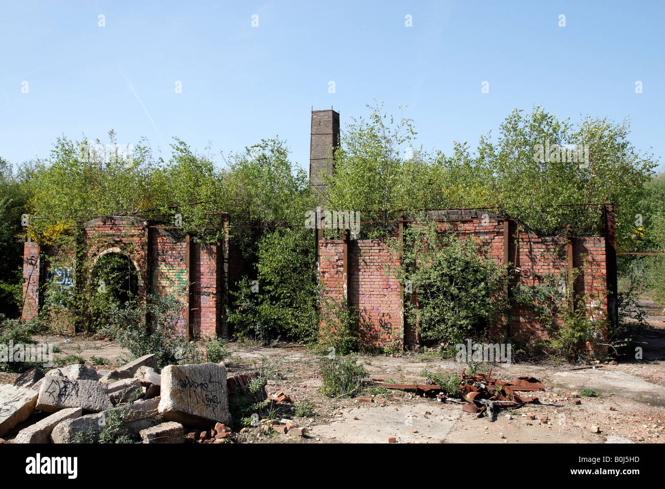 derelict brick chamber kilns ewhurst surrey england uk Stock Photo - Alamy