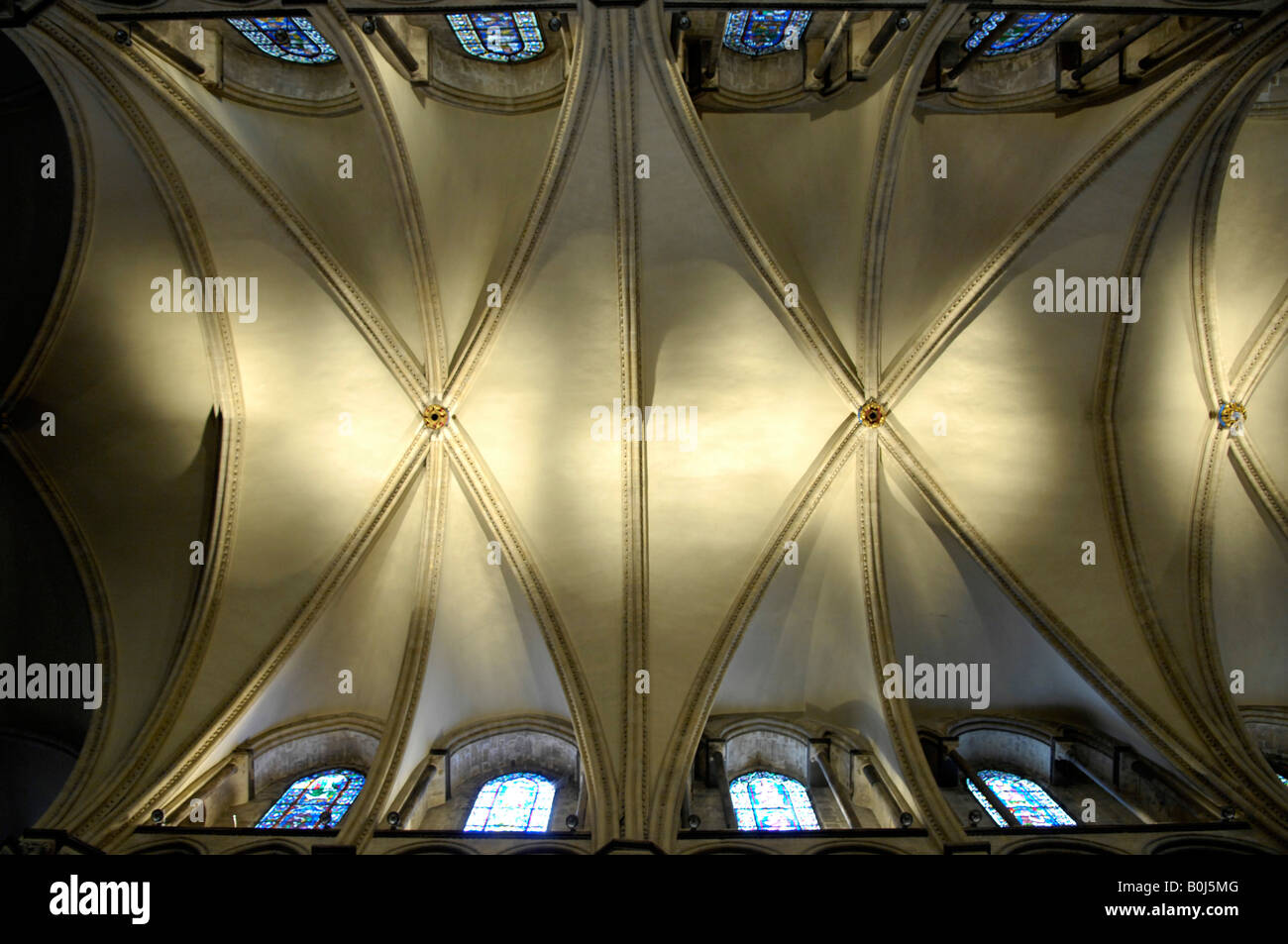 Ceiling in cathedral Stock Photo - Alamy