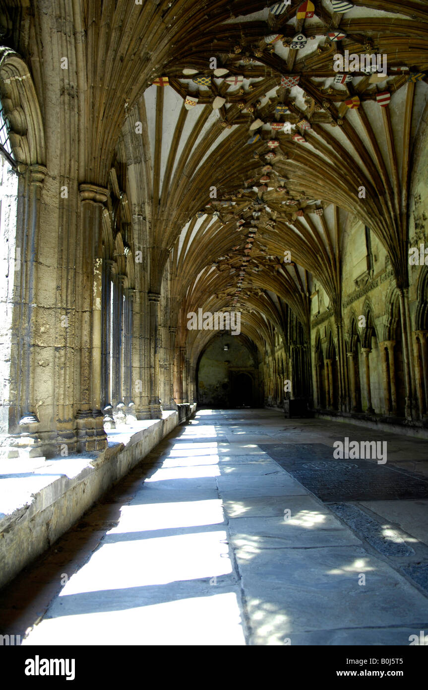 Walkway in cathedral Stock Photo - Alamy