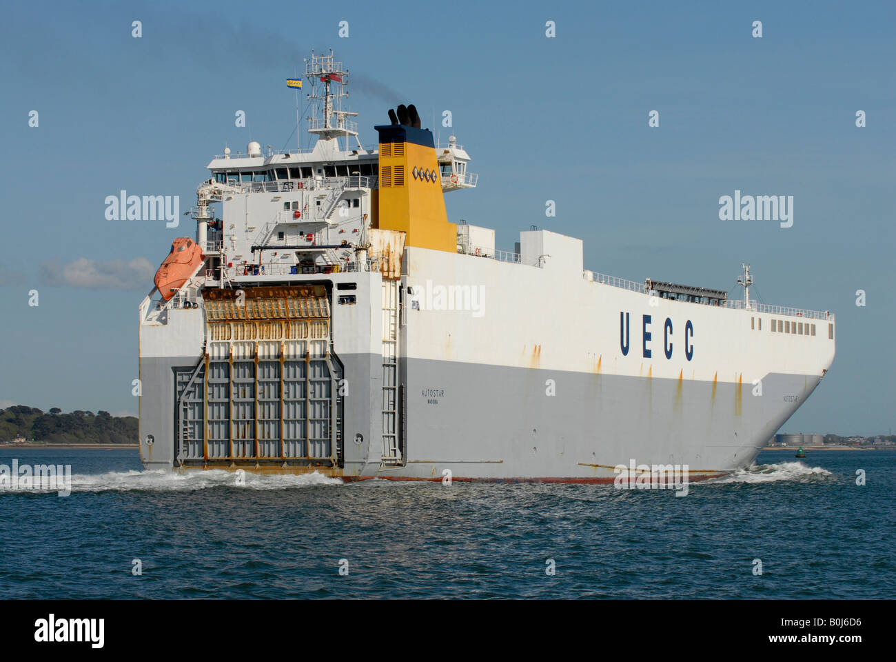 United European Car Carriers "Autostar" Ro-Ro car carrier with a ...