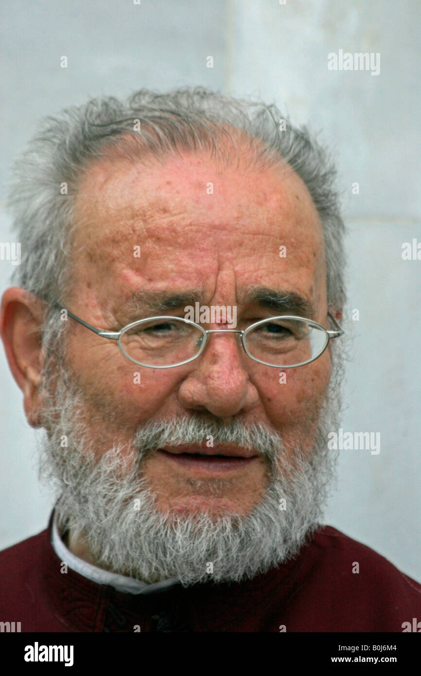 Greece church priest hi-res stock photography and images - Alamy
