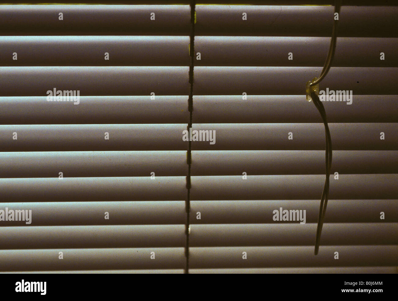 Closed venetian window blinds Stock Photo - Alamy