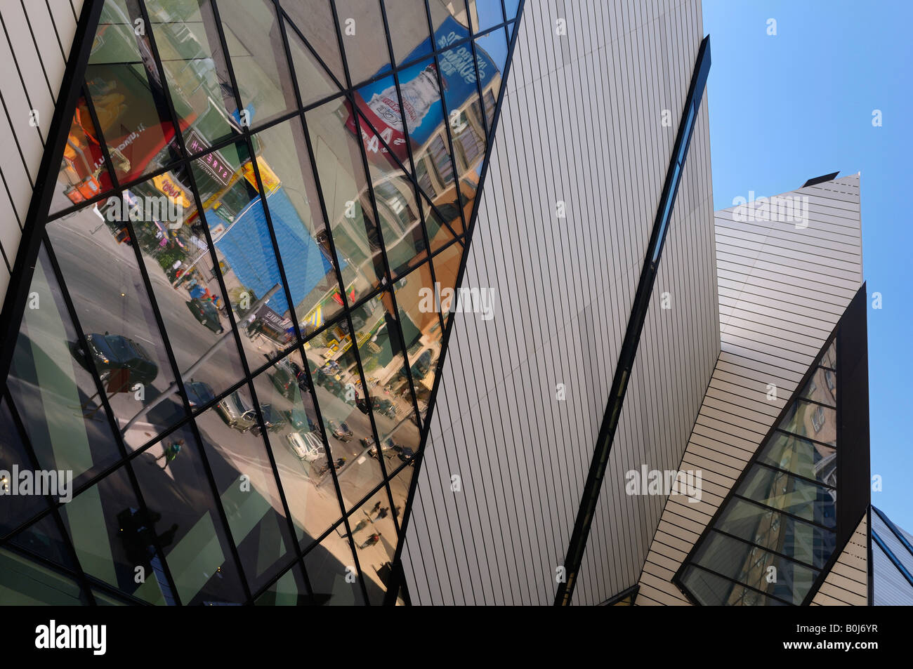 Reflections of Bloor Street in the Crystal addition to the Royal ...