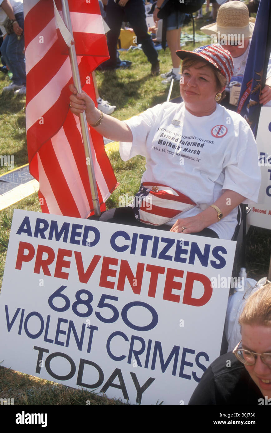 Demonstration Against Gun Control Stock Photo - Alamy