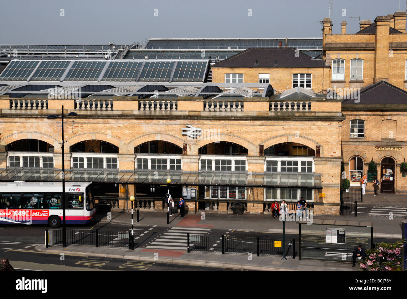 york train station from the city walls station road york north ...