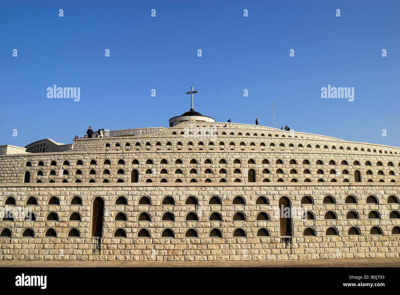 Mount Grappa ossuary Stock Photo - Alamy