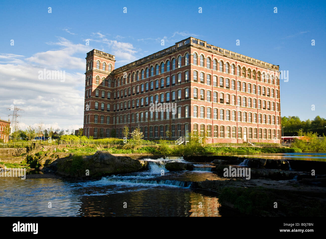 The old Coats Anchor mill building by the Hammels on the White Cart ...