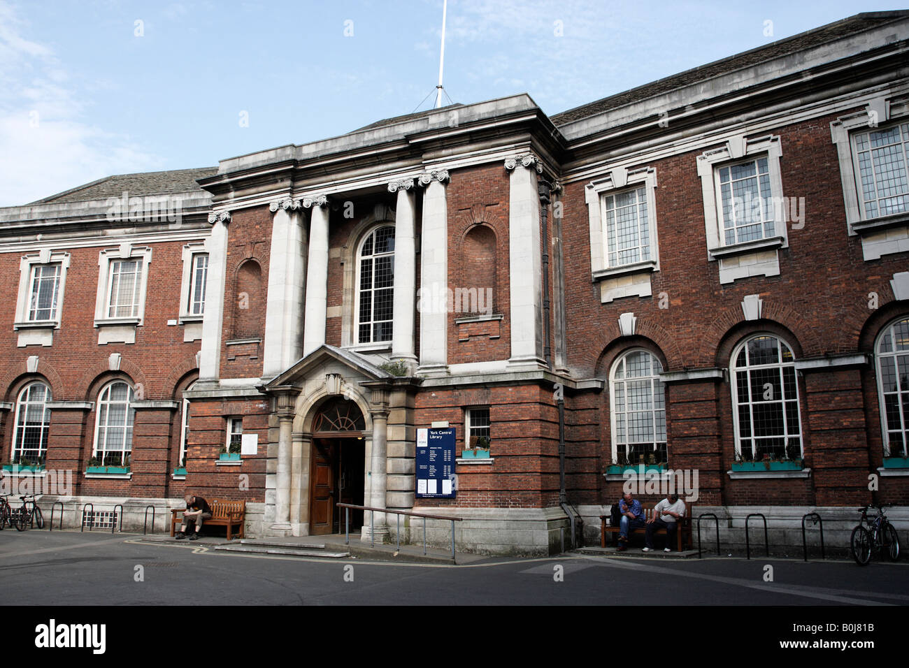 facade of york central library museum street york north yorkshire ...