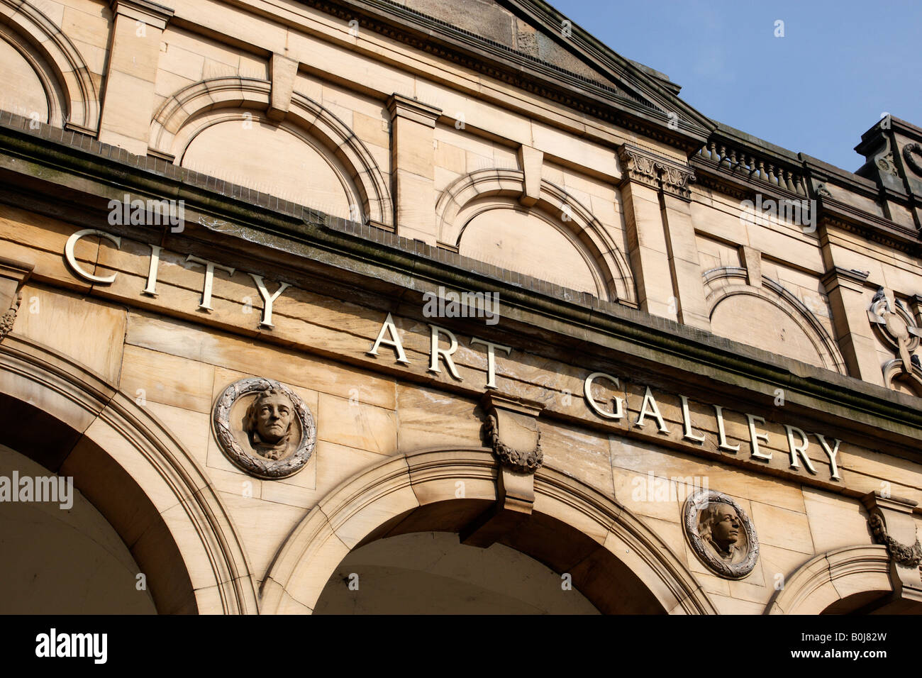 detail of the city art gallery exhibition square york north yorkshire ...