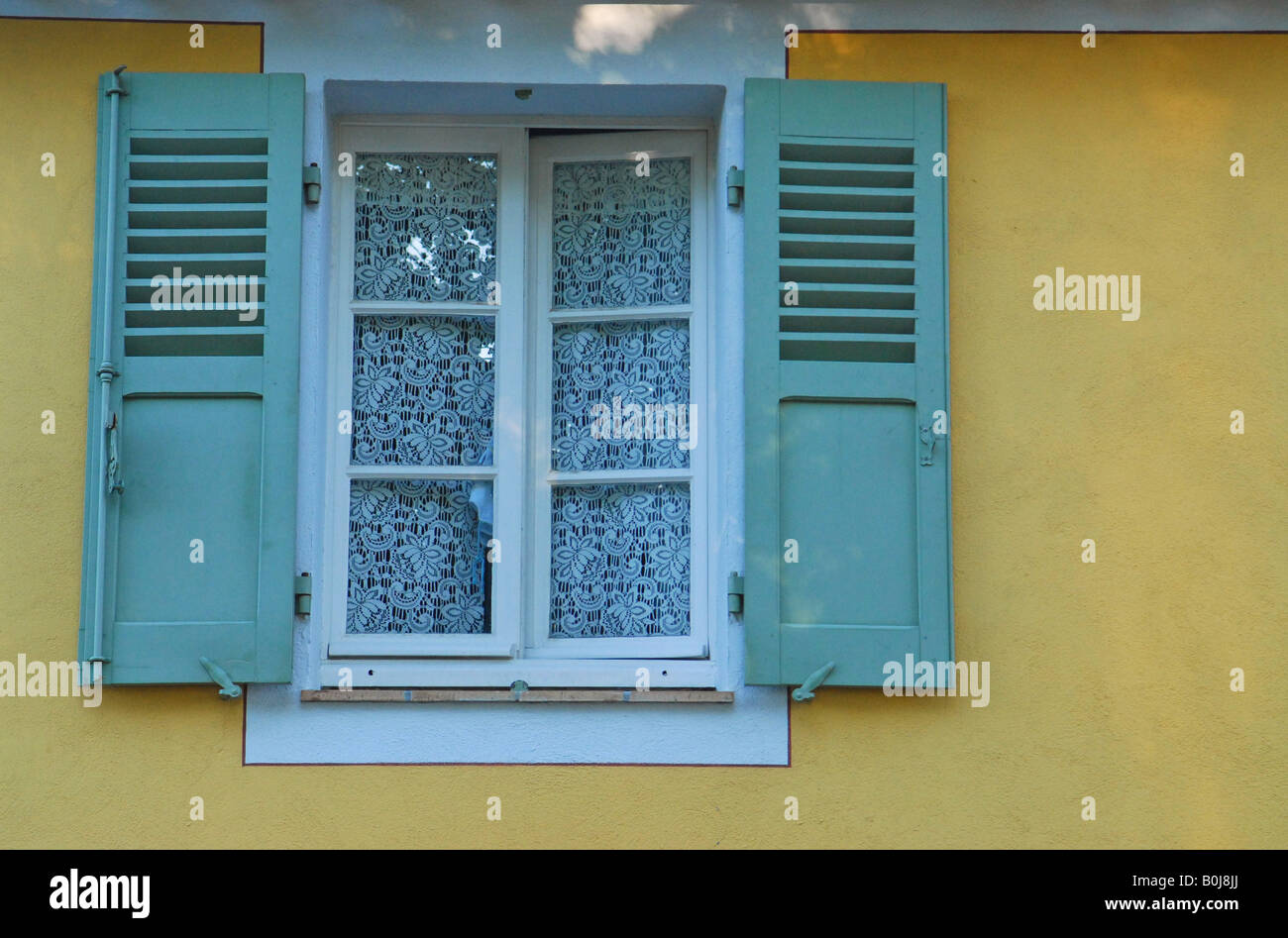 Window of a house in Fayence Provence France Stock Photo - Alamy