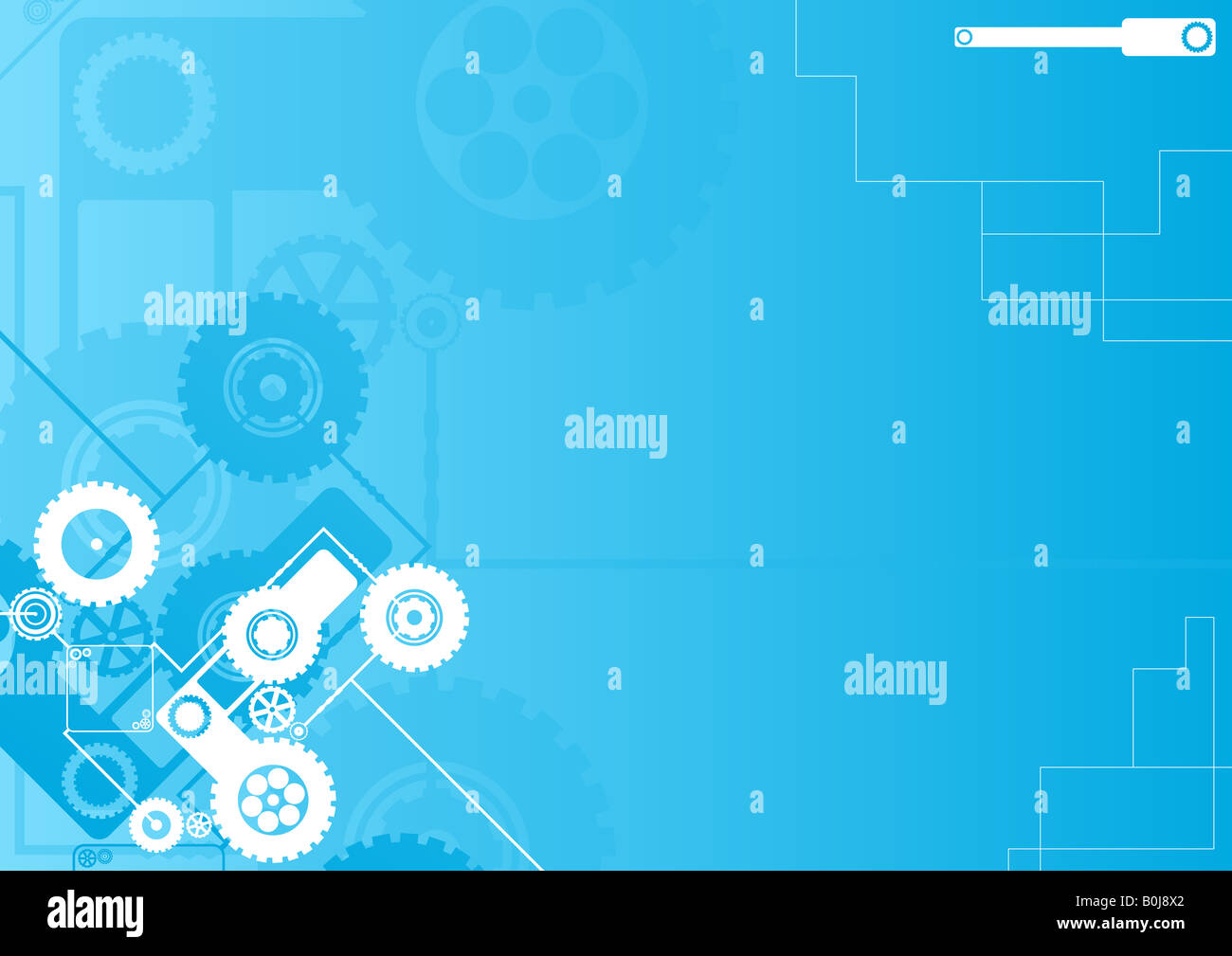 Vector illustration of a modern industrial clockwork pattern background ...