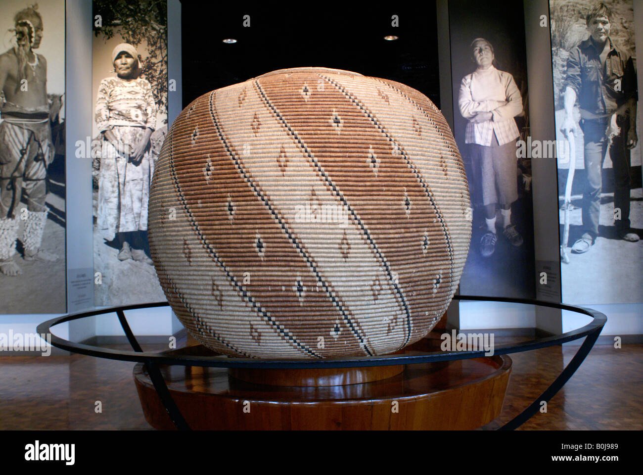 Giant Seri Indian basket on display in the National Museum of ...