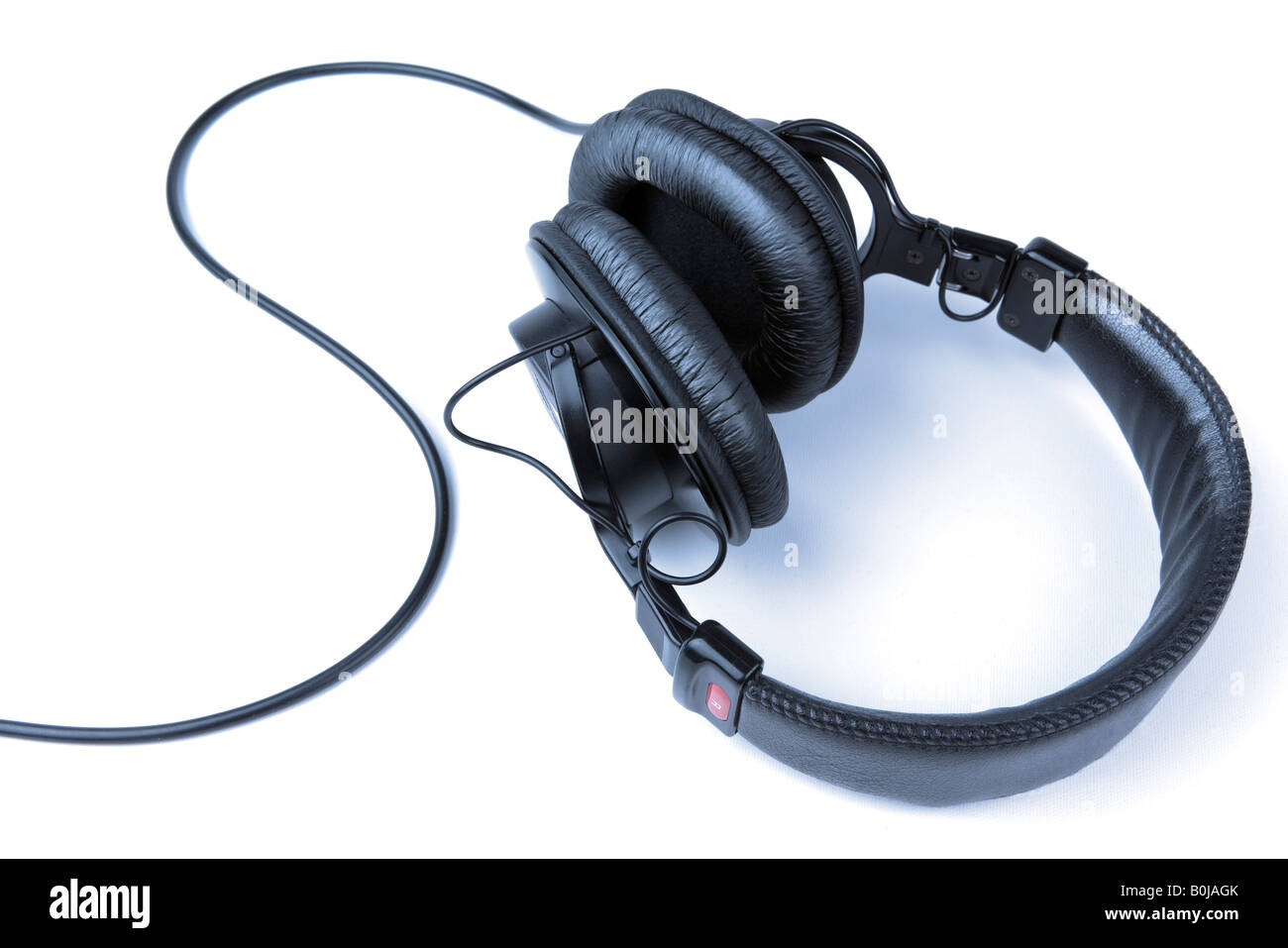 Professional studio headphones over white Stock Photo - Alamy
