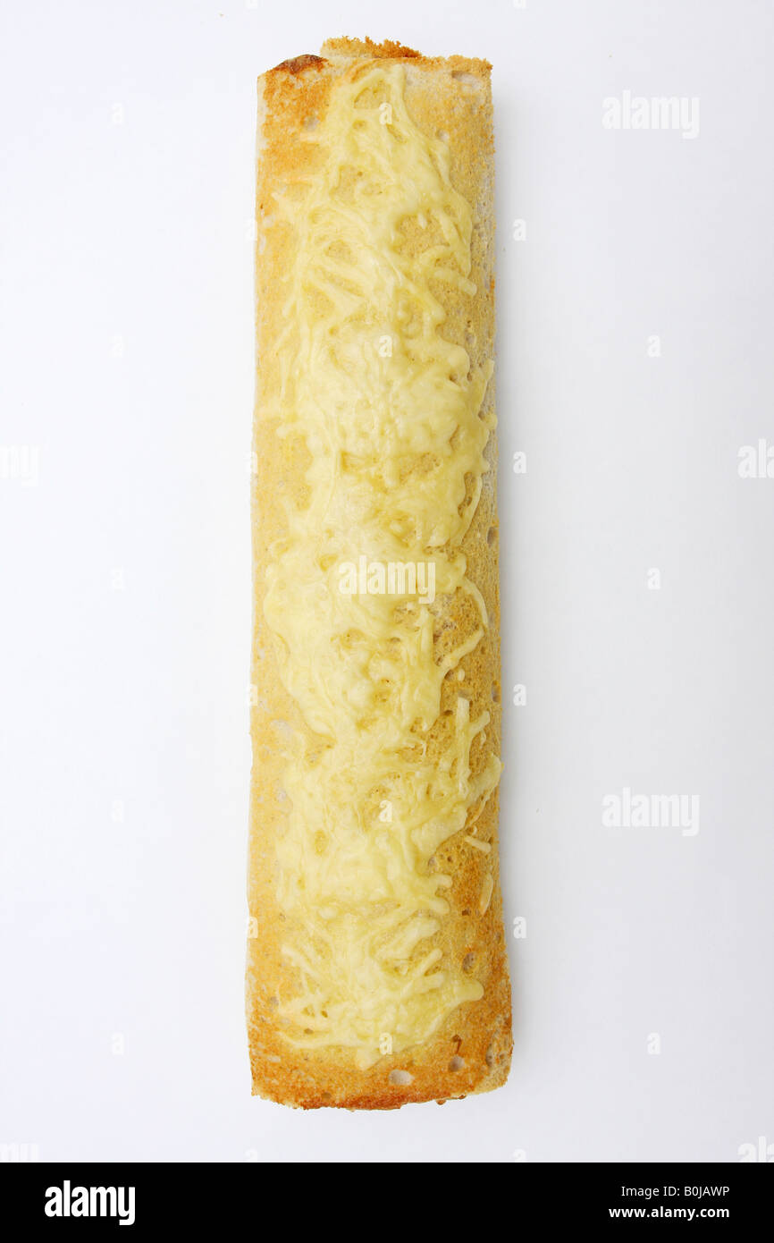 Filled baked bread shot from above melted cheese Stock Photo - Alamy