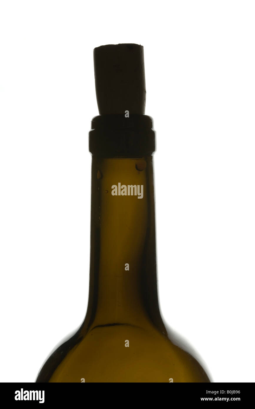 Bottle of red wine translucent Stock Photo - Alamy