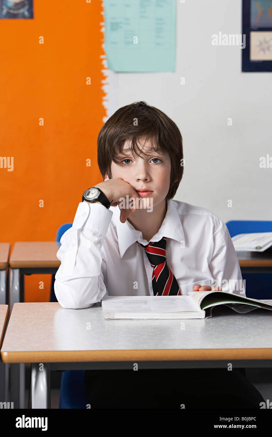 Teen boy wearing tie hi-res stock photography and images - Alamy