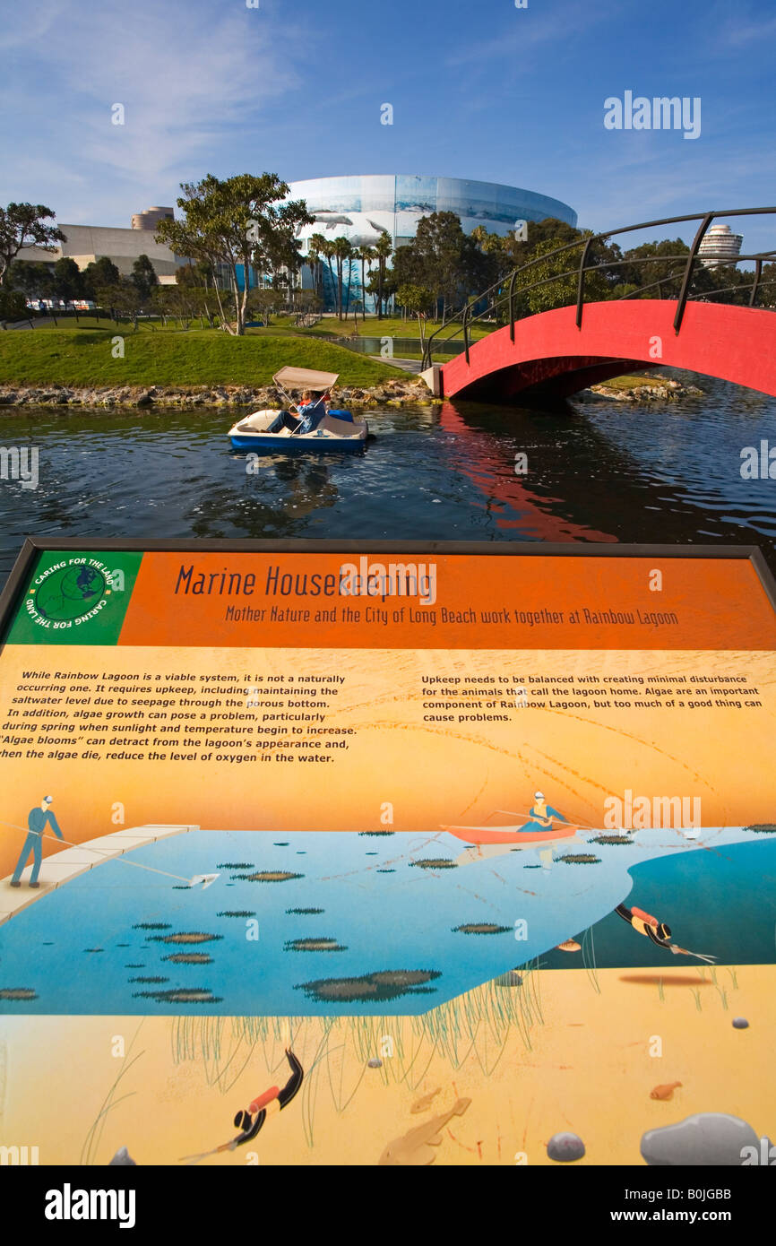 Rainbow lagoon long beach hi-res stock photography and images - Alamy