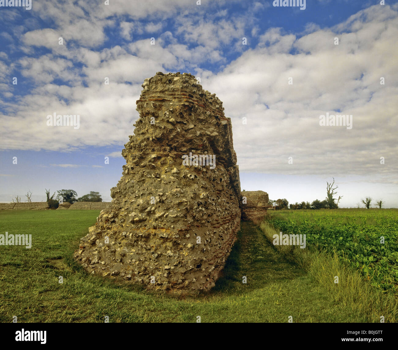 Burgh Castle Roman Fort Norfolk High Resolution Stock Photography and ...
