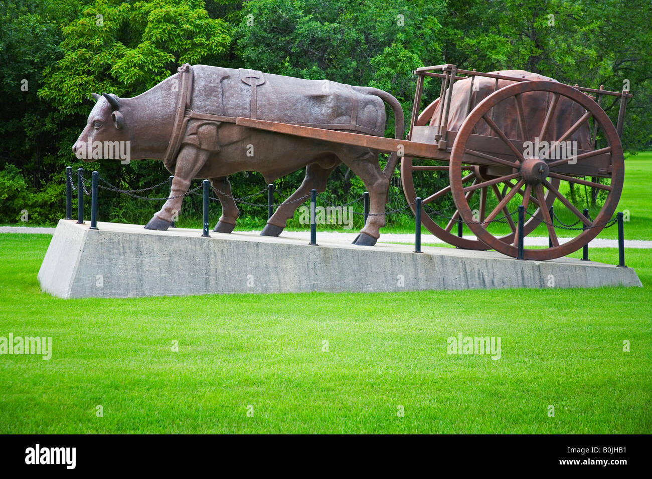 Red river ox cart hi-res stock photography and images - Alamy
