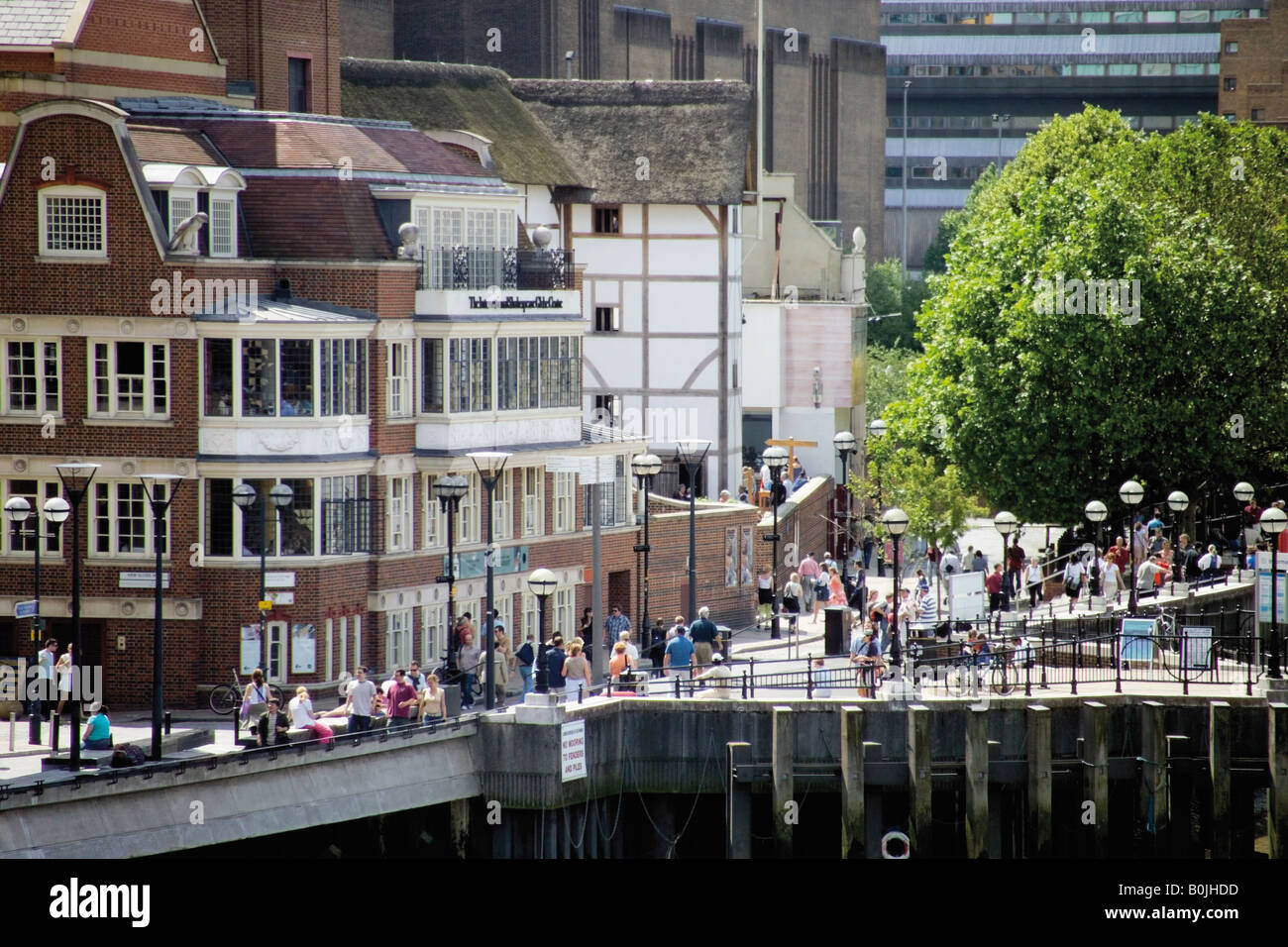 europe great britain england london river thames bankside Stock Photo ...