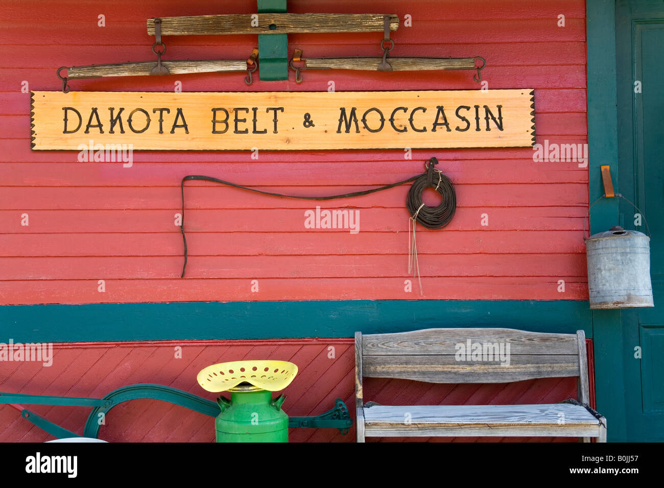 Railway Station in Frontier Village Jamestown North Dakota USA Stock ...