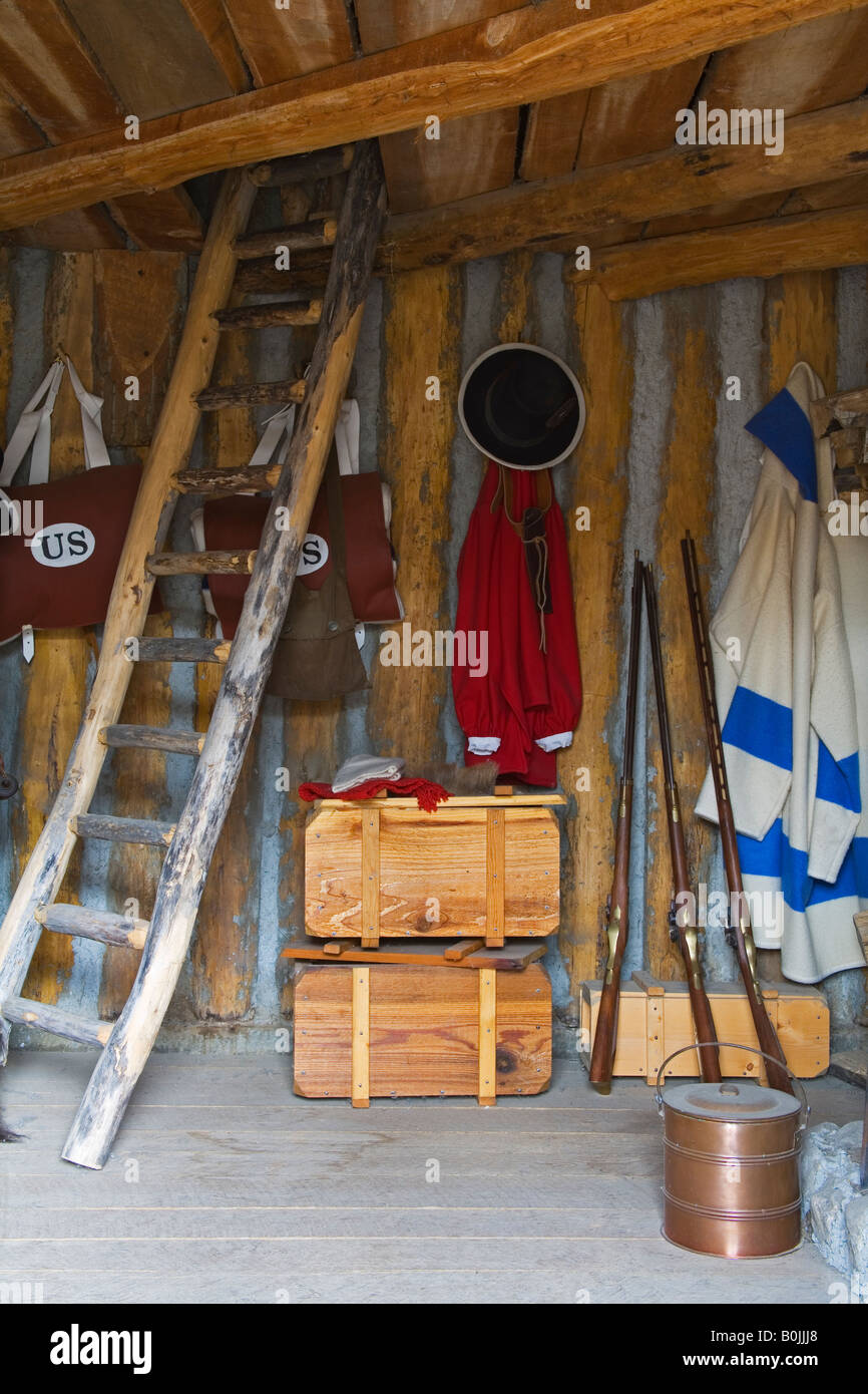 Fort Mandan Historic Site Washburn North Dakota USA Stock Photo - Alamy