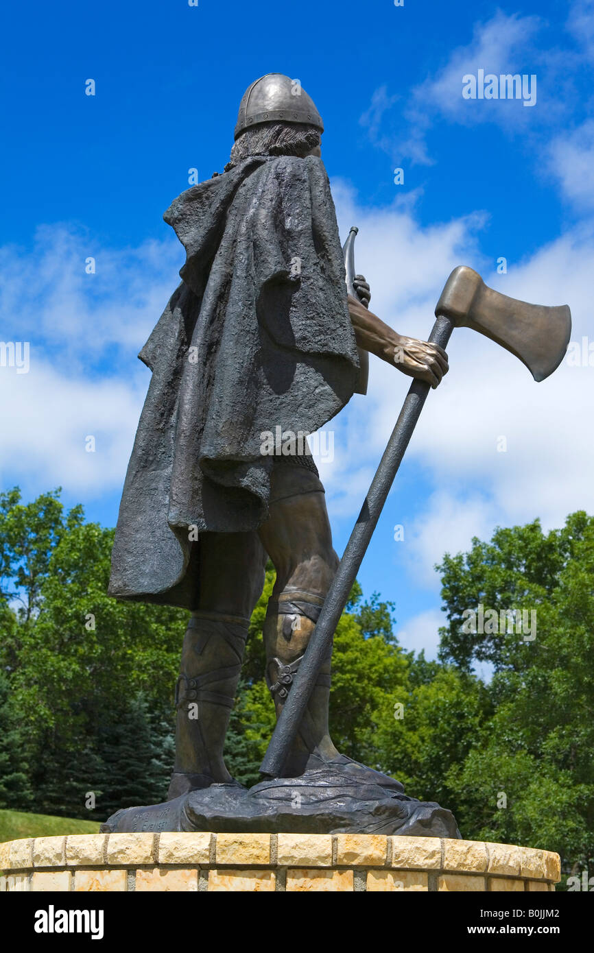 Leif Eiriksson Statue by Arleen Evensen Scandinavian Heritage Park ...