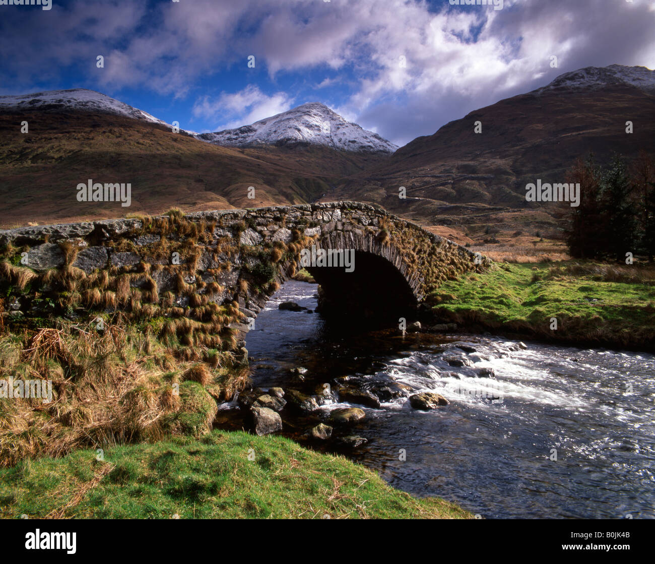 Ben Ime viewed from Butterbridge, Rest and be Thankful, Scotland, UK ...