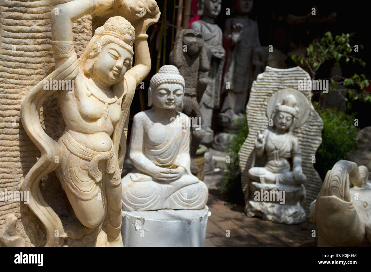 Asian Religious Statues, Singapore Stock Photo - Alamy