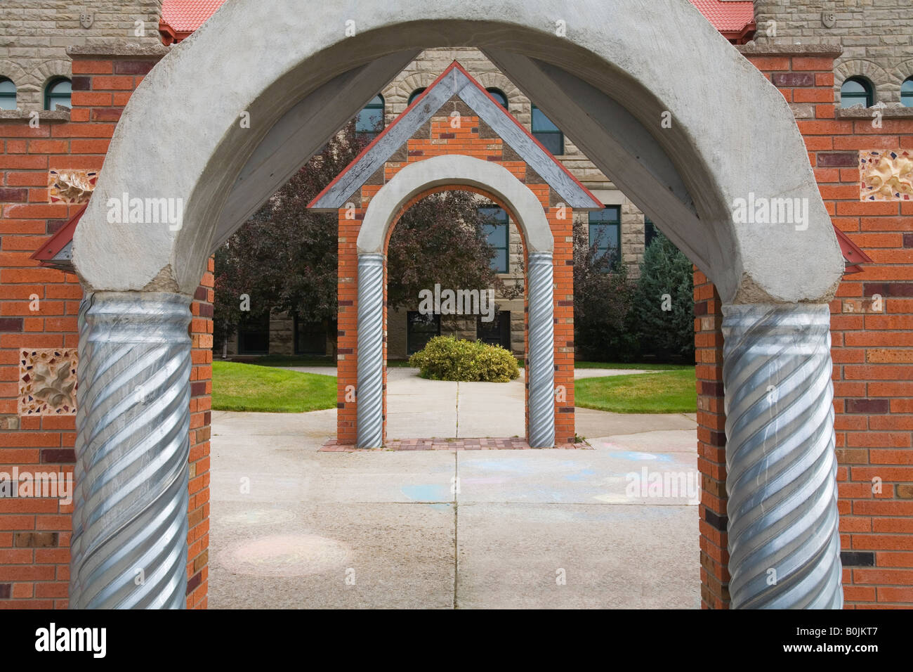 Museum of Art Paris Gibson Square Great Falls Montana USA Stock Photo ...