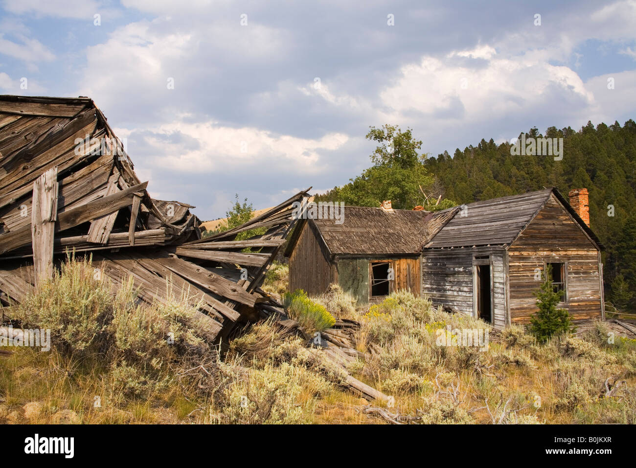 Comet Ghost Town Butte Region Montana USA Stock Photo - Alamy