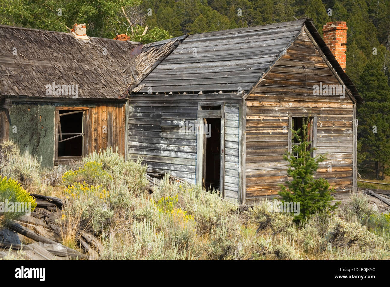 Comet Ghost Town Butte Region Montana USA Stock Photo - Alamy