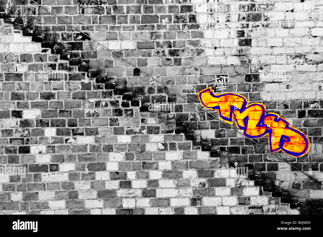 Graffiti tag steps hi-res stock photography and images - Alamy
