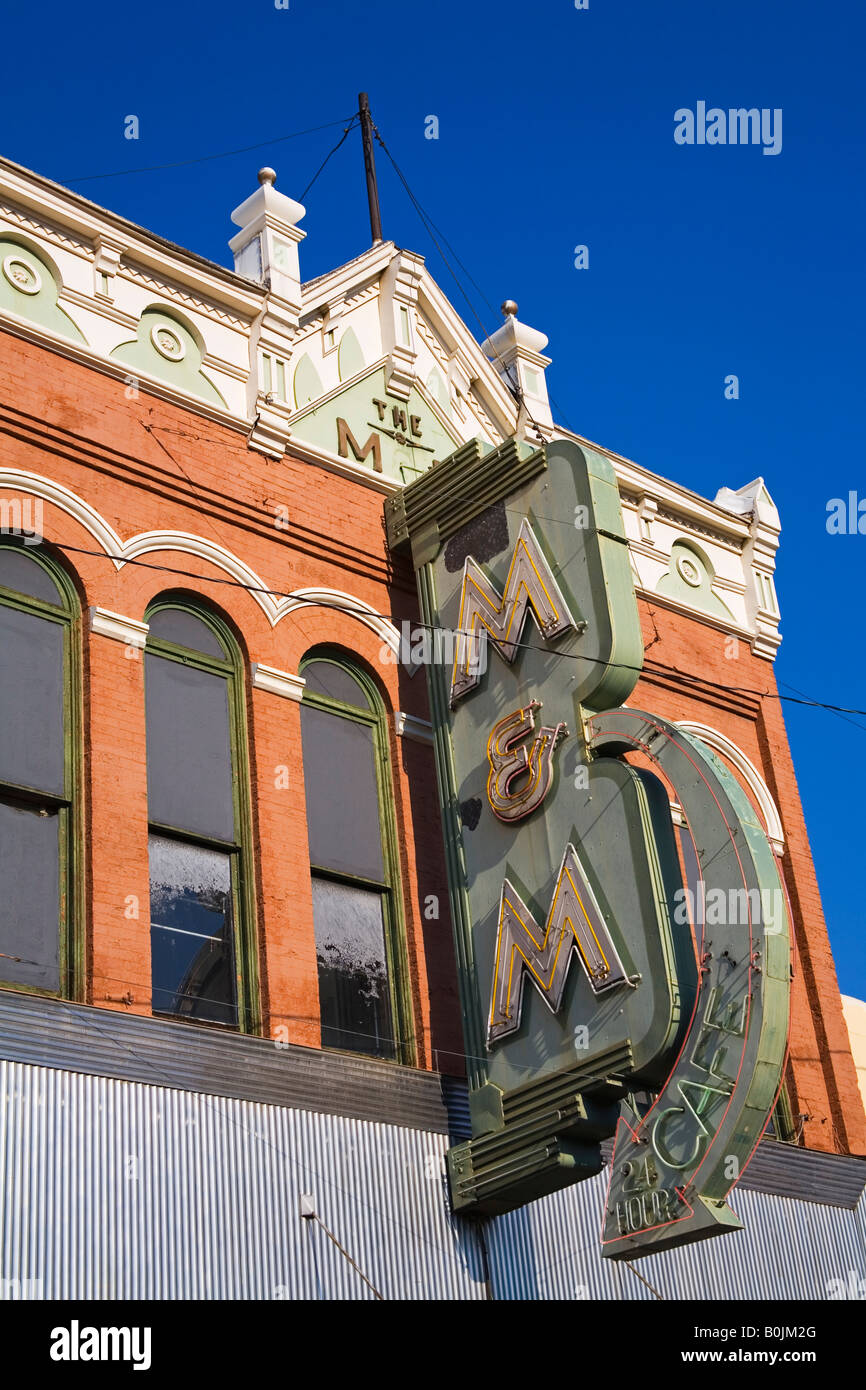 M M Cafe National Historic District Butte Montana USA Stock Photo - Alamy
