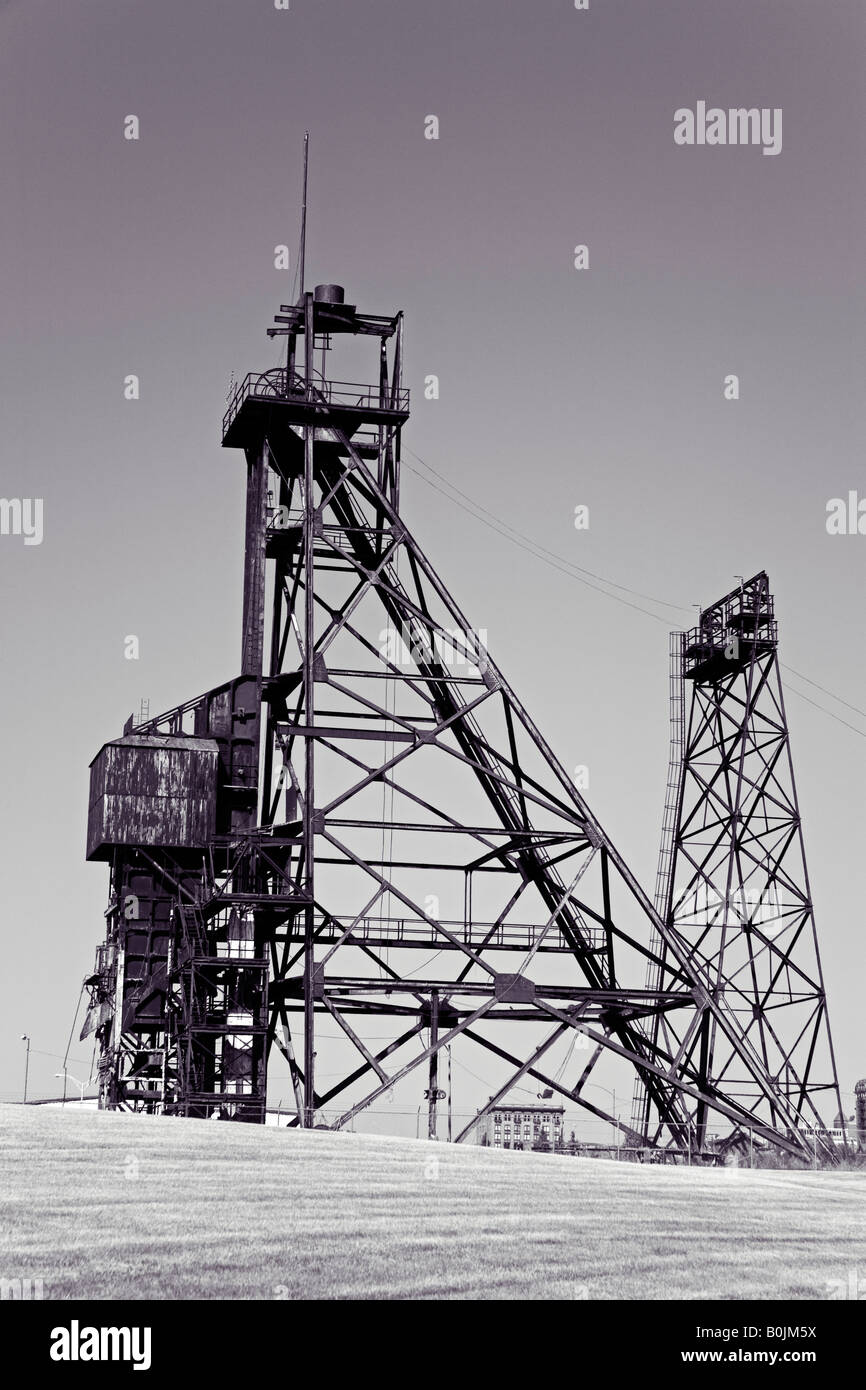 Belmont Mine Headframe Butte Montana USA Stock Photo - Alamy