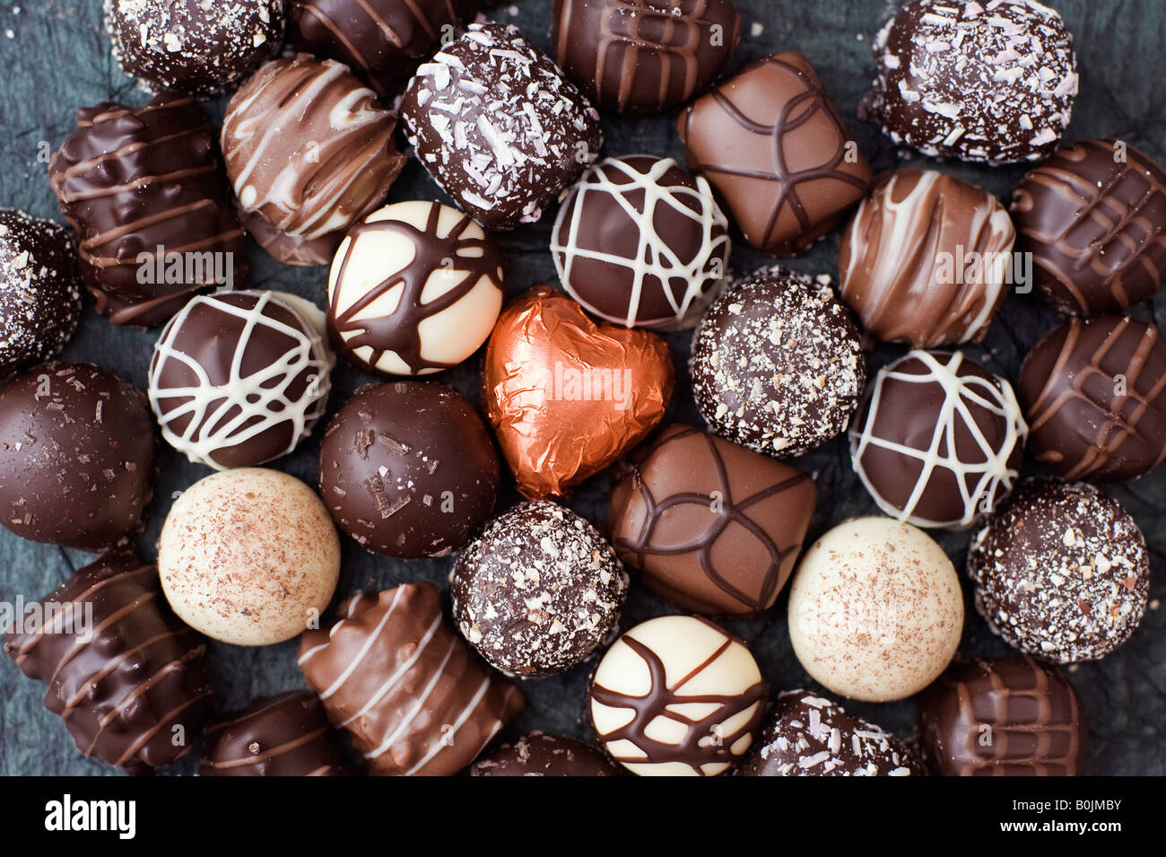 Assorted chocolates hi-res stock photography and images - Alamy