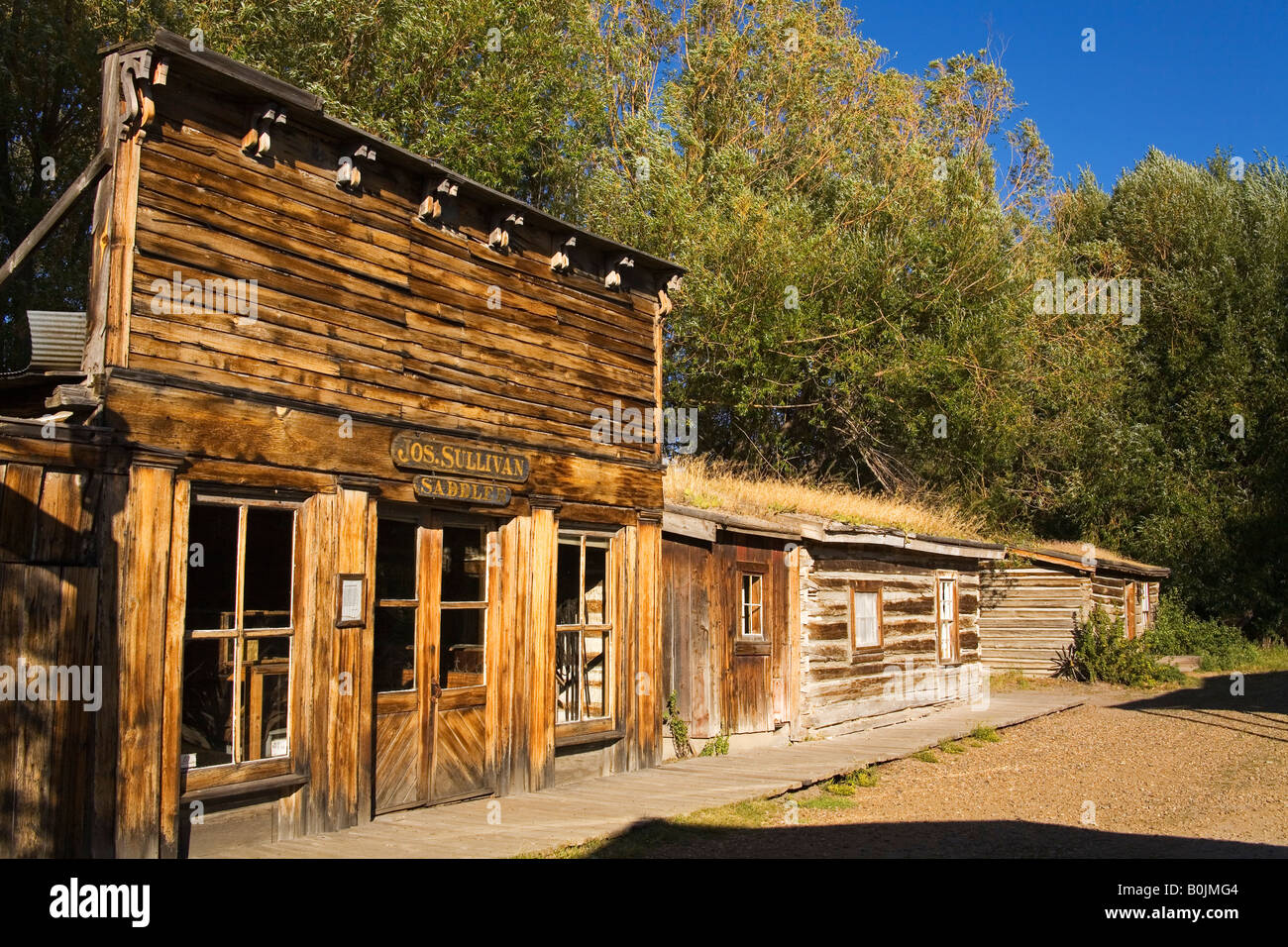 Nevada City Ghost Town Museum Bozeman Region Montana USA Stock Photo ...