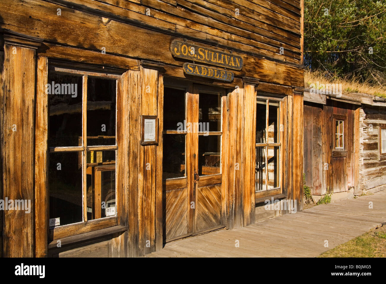 Nevada City Ghost Town Museum Bozeman Region Montana USA Stock Photo ...