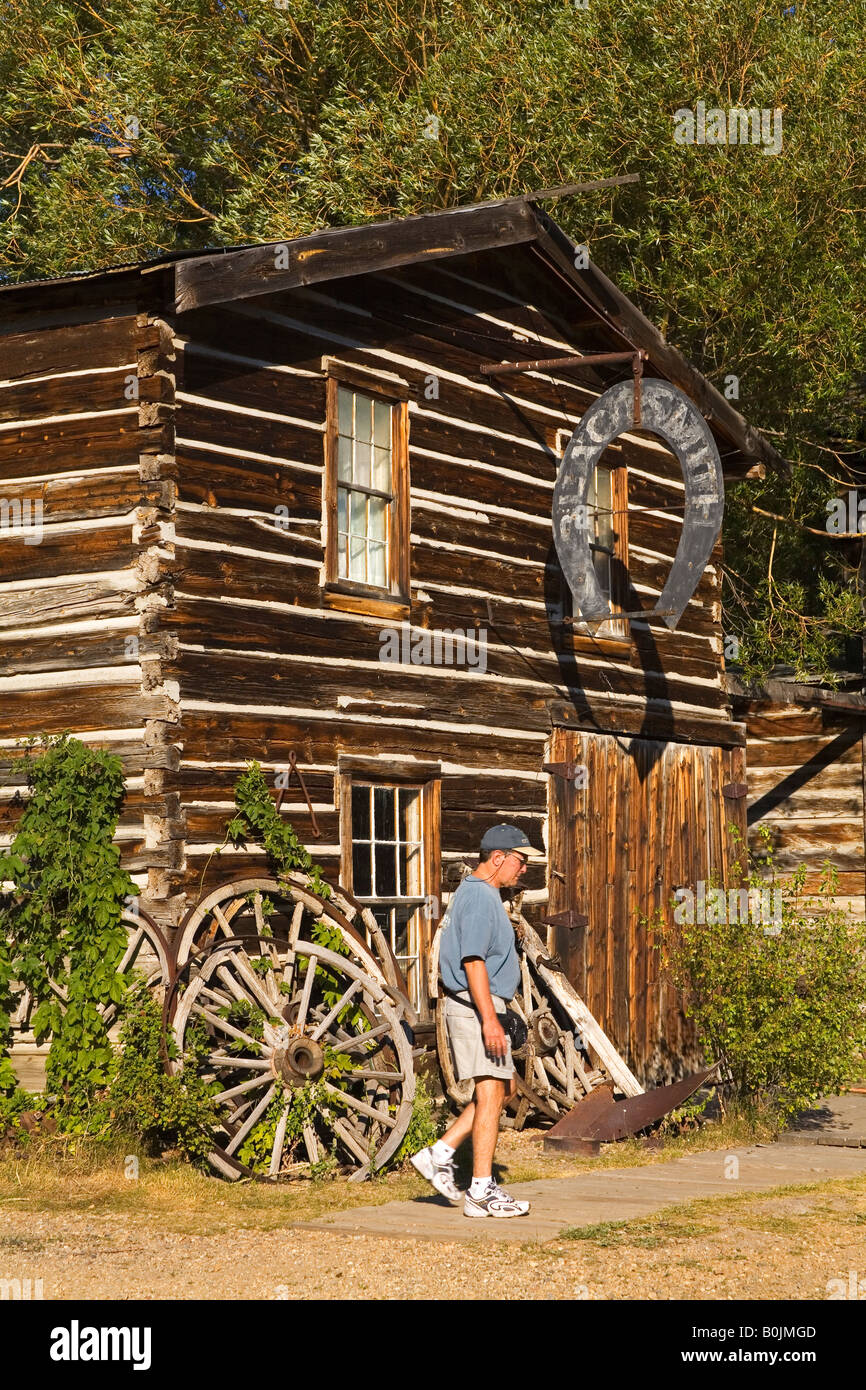 Nevada City Ghost Town Museum Bozeman Region Montana USA Stock Photo ...