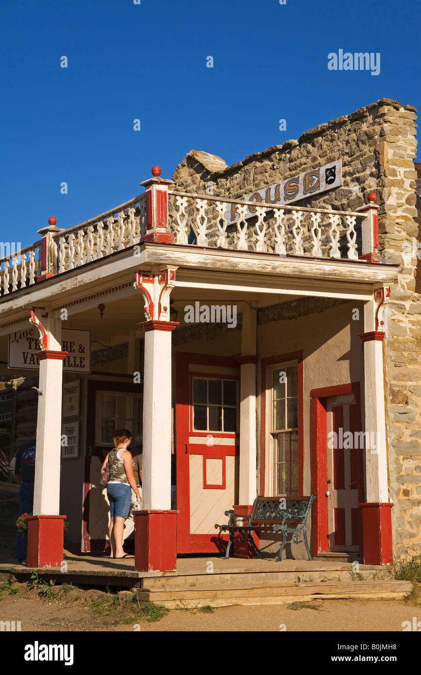 Opera House Historic Virginia City Bozeman Region Montana USA Stock ...