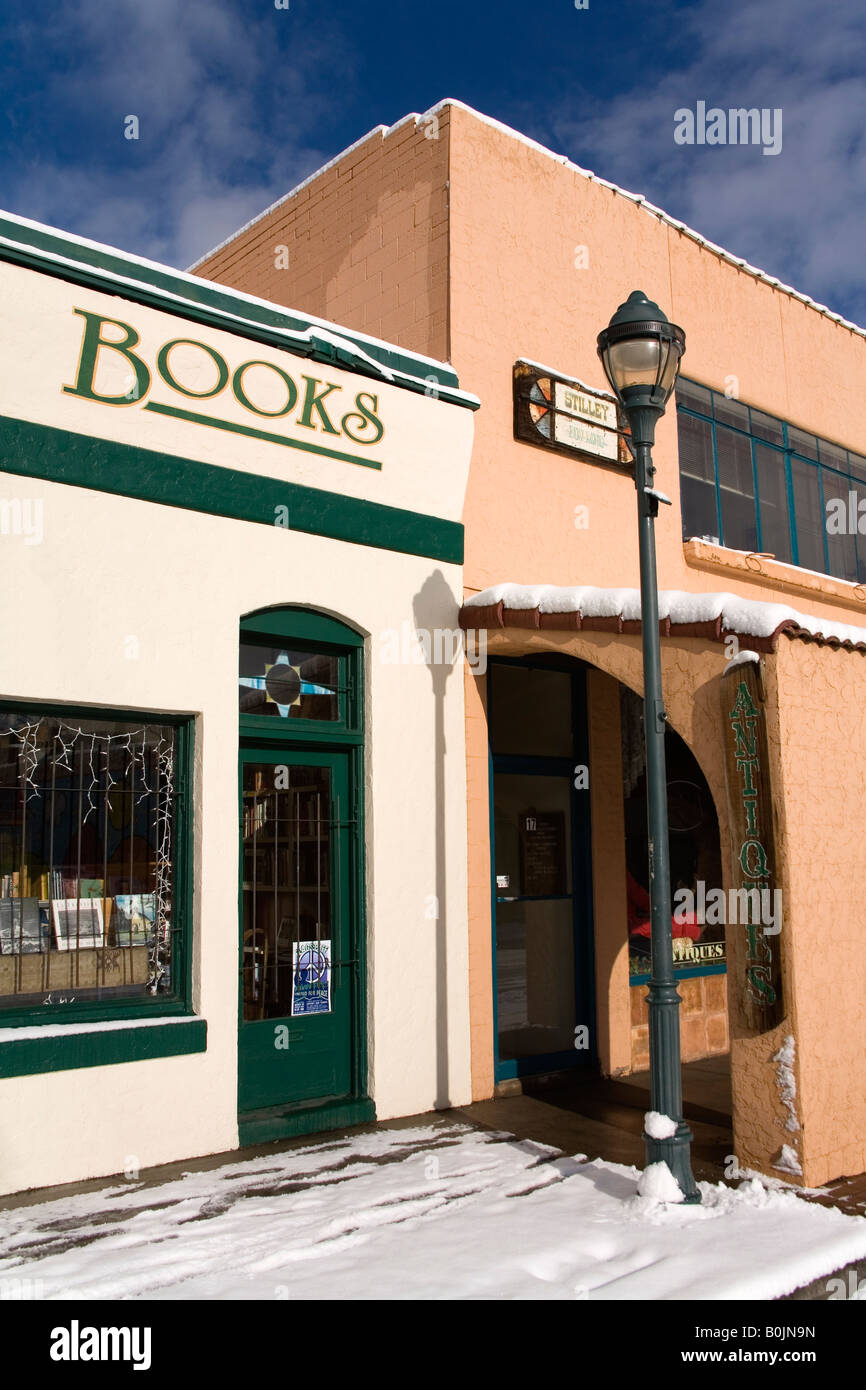 Book Store in Historic District Route 66 Flagstaff Arizona USA Stock ...