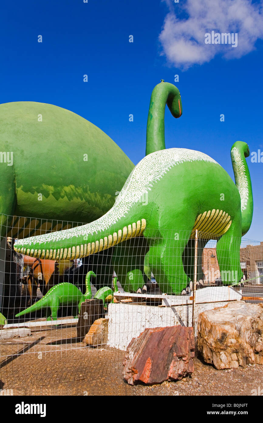 Route 66 arizona dinosaur hi-res stock photography and images - Alamy