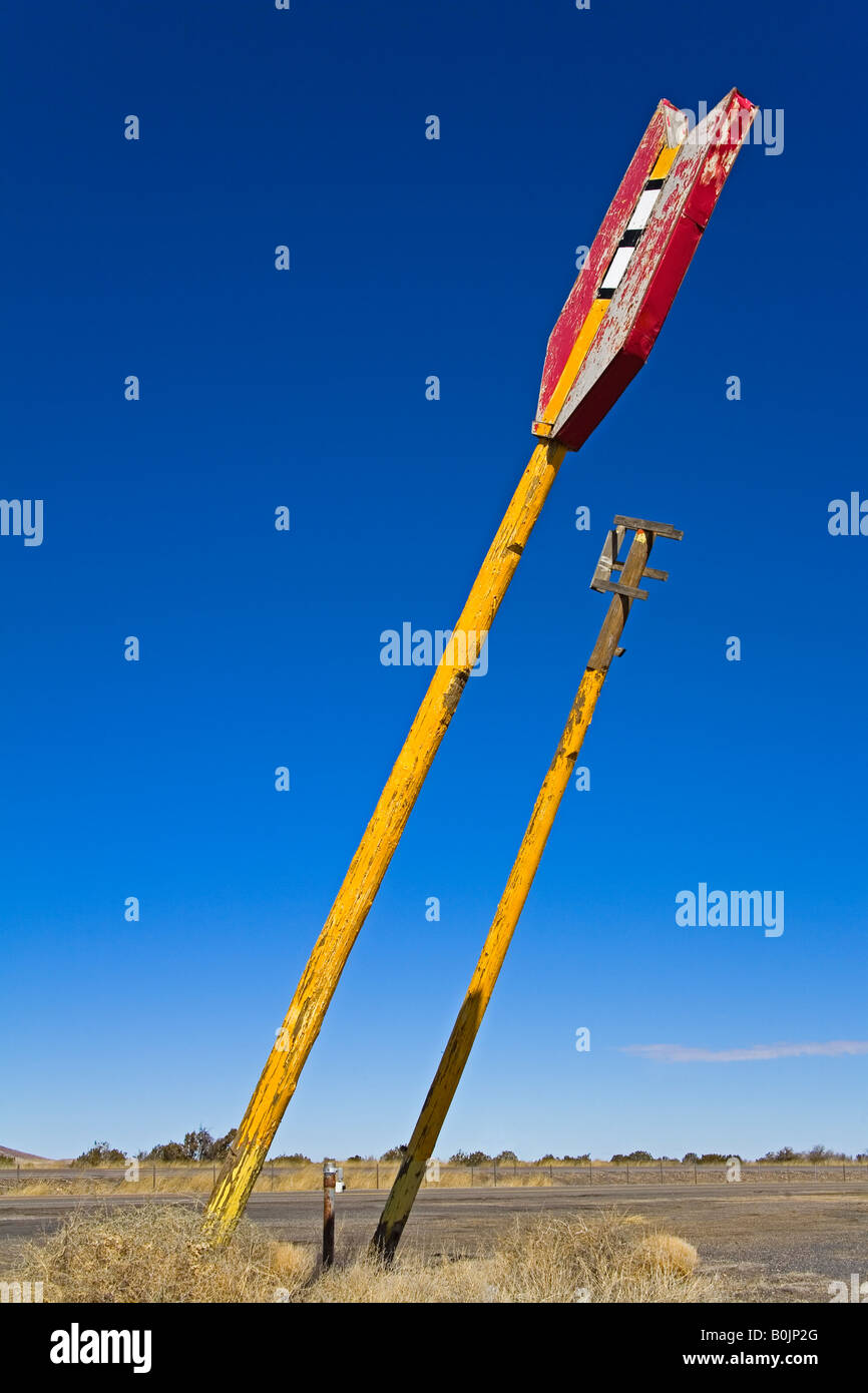 Twin Arrows Gas Station Historic Route 66 Twin Arrows Arizona USA Stock ...