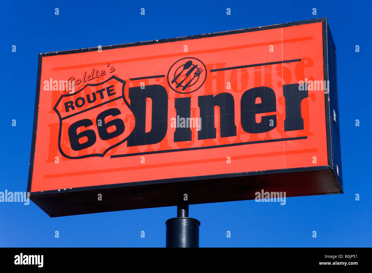 Route 66 Diner sign Williams Arizona USA Stock Photo - Alamy