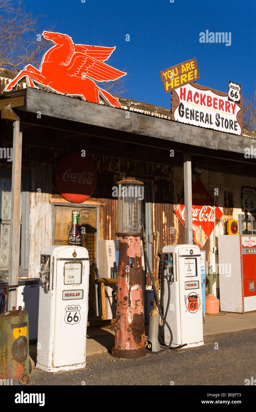 General Store Route 66 Museum Hackberry Arizona USA Stock Photo - Alamy