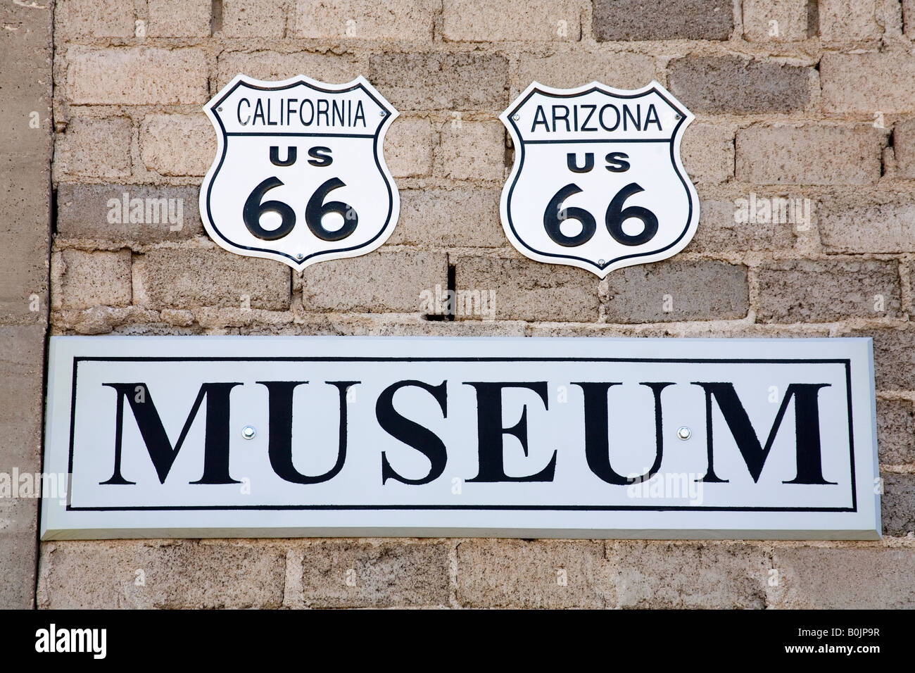 Route 66 Museum Needles California USA Stock Photo - Alamy