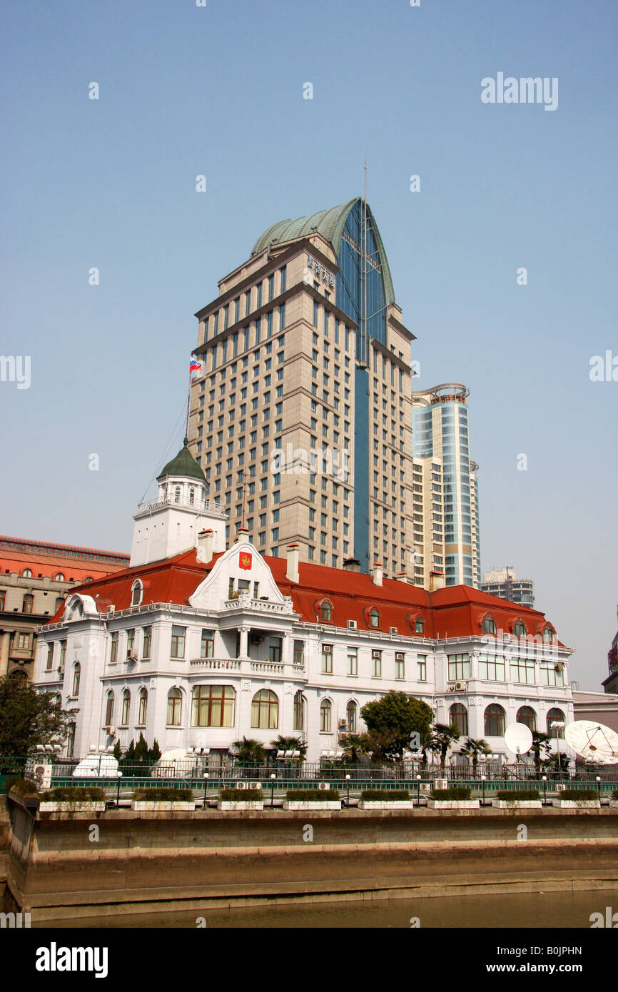 Russian Embassy in Shanghai Stock Photo - Alamy