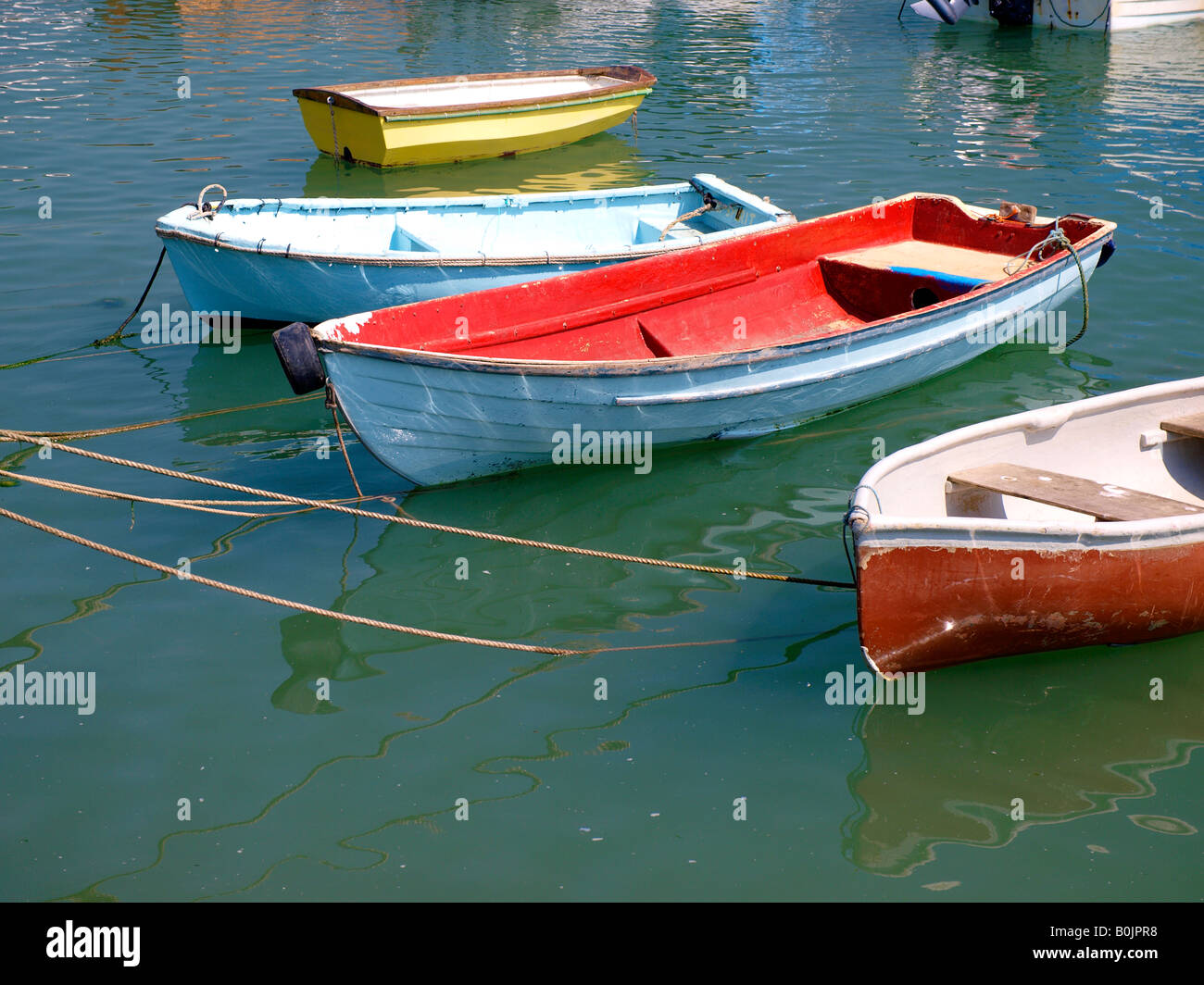 boats in harbour Stock Photo - Alamy